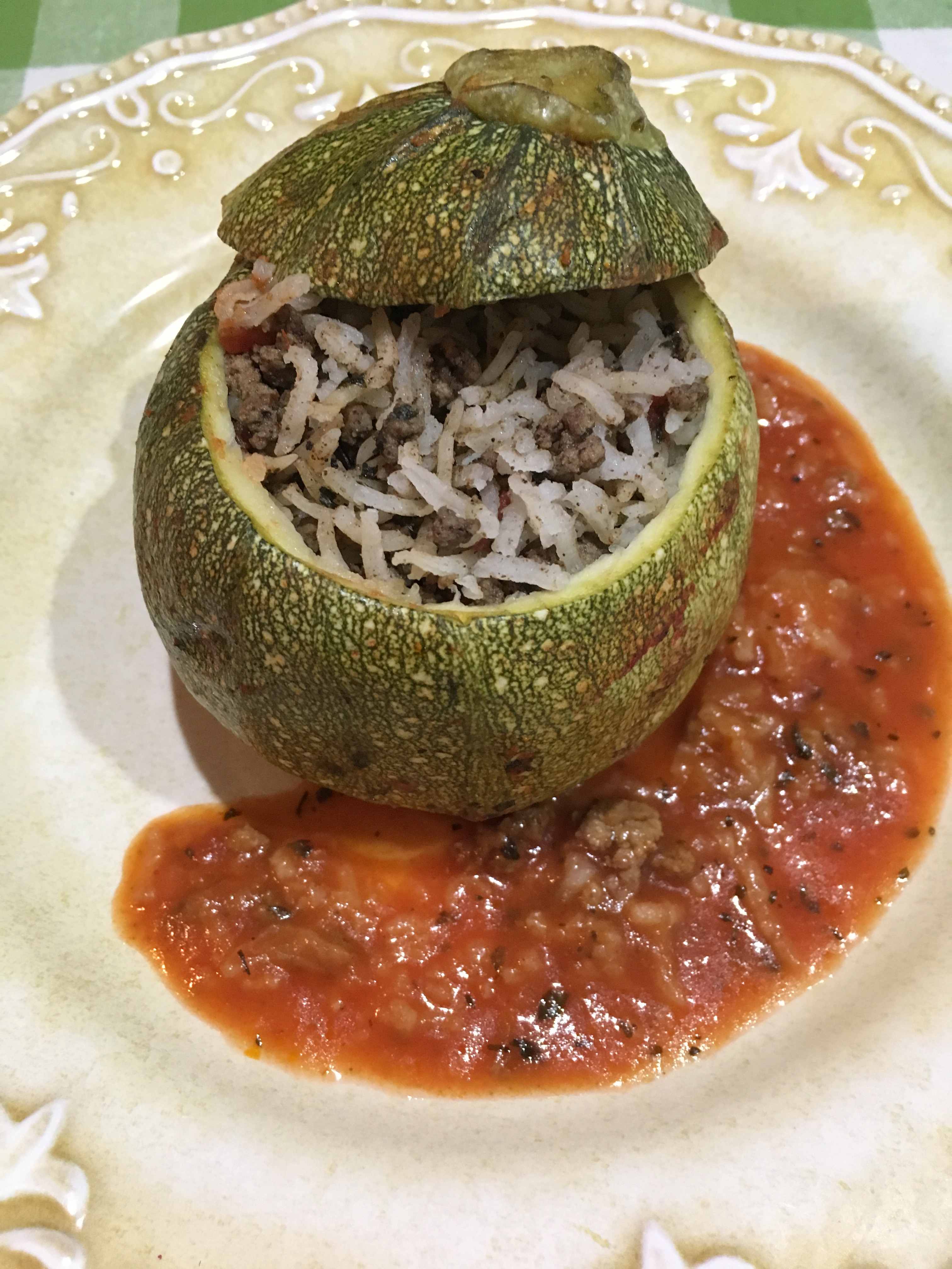 QUSA FILLED WITH RICE IN PLATE – Healthy Living with Anita